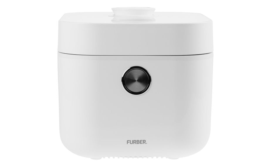 Weisser FURBER Reiskocher 3.0L: Dein Küchenhelfer