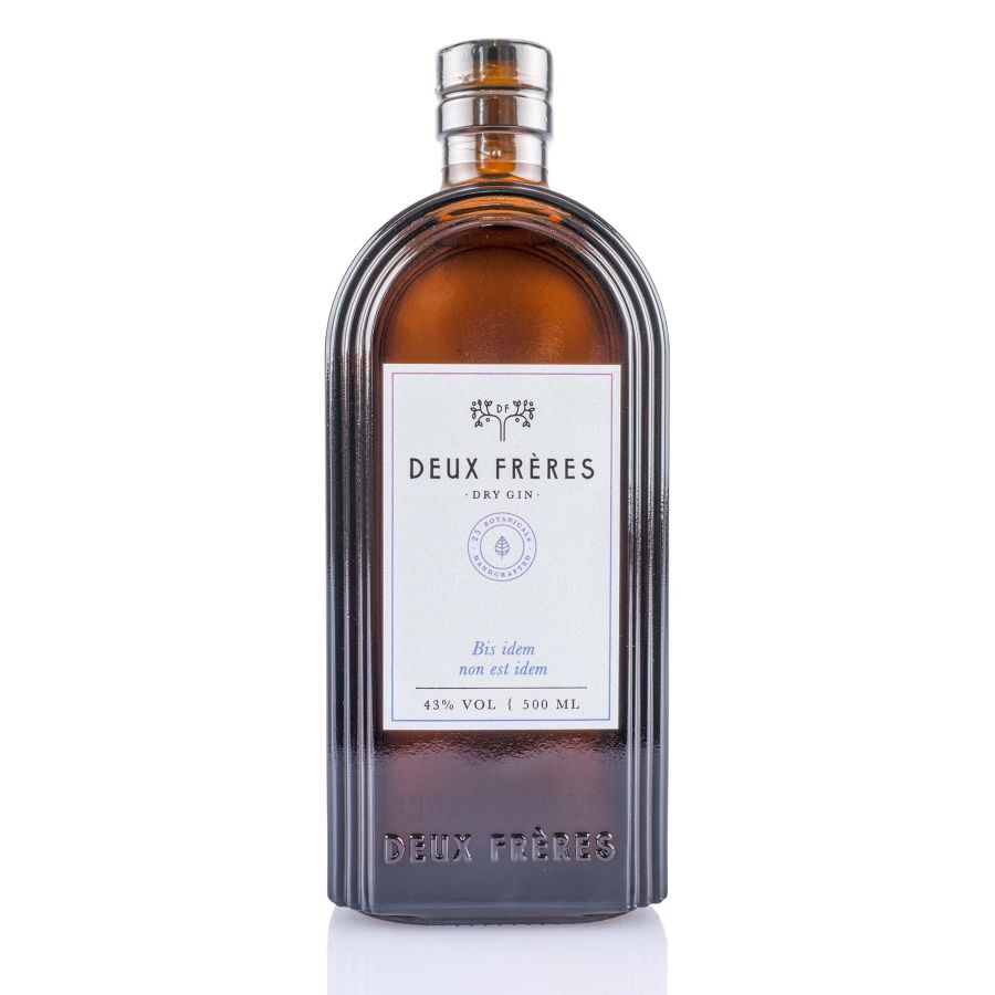 Deux Frères Dry Gin 50cl - Tradition und Qualität vereint