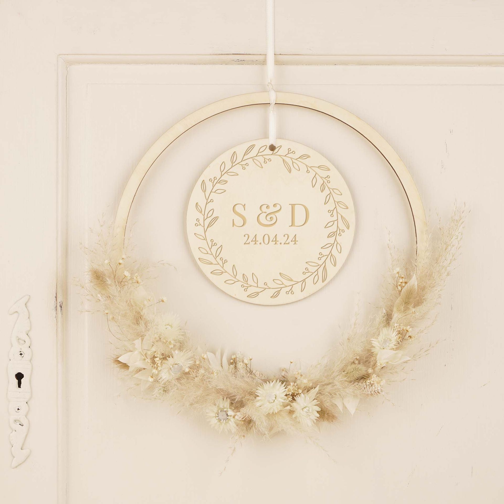 Blumen Loop Hochzeit - Weisser "Date" Look